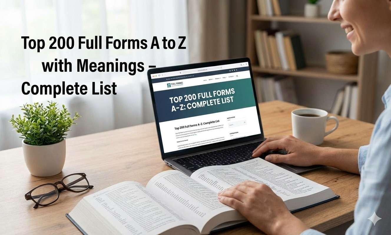 Top 200 Full Forms A to Z with Meanings – Complete List | MeningSpot